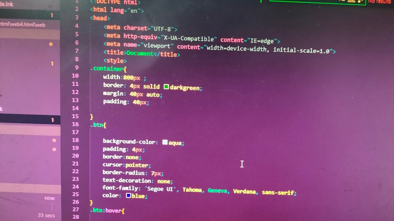 POWER OF HTML coding for web page || by unknown - YouTube