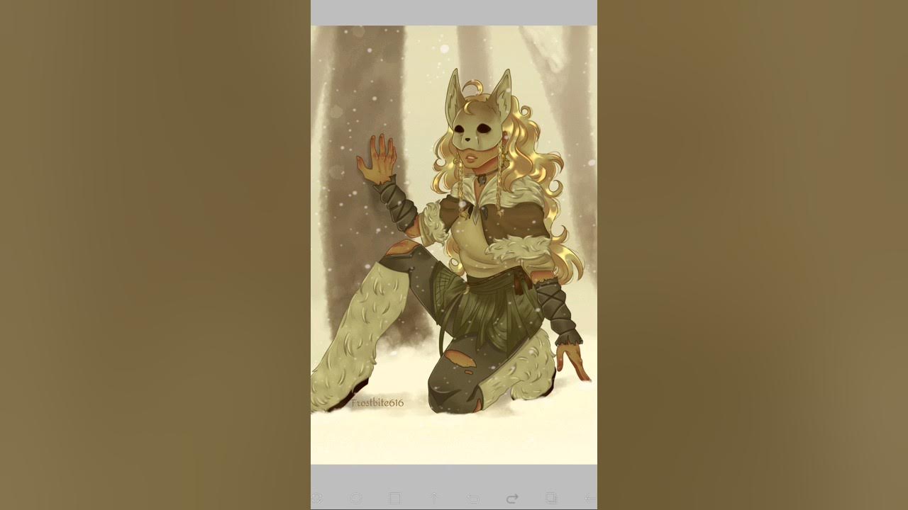 Drawing my Yaelokre OC in my style #art #yaelokre - YouTube