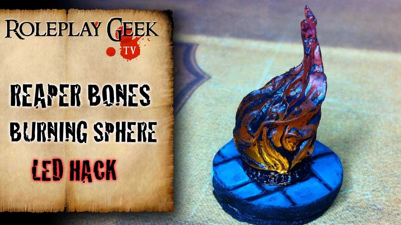 Reaper Bones Burning Sphere (LED Hack) - YouTube