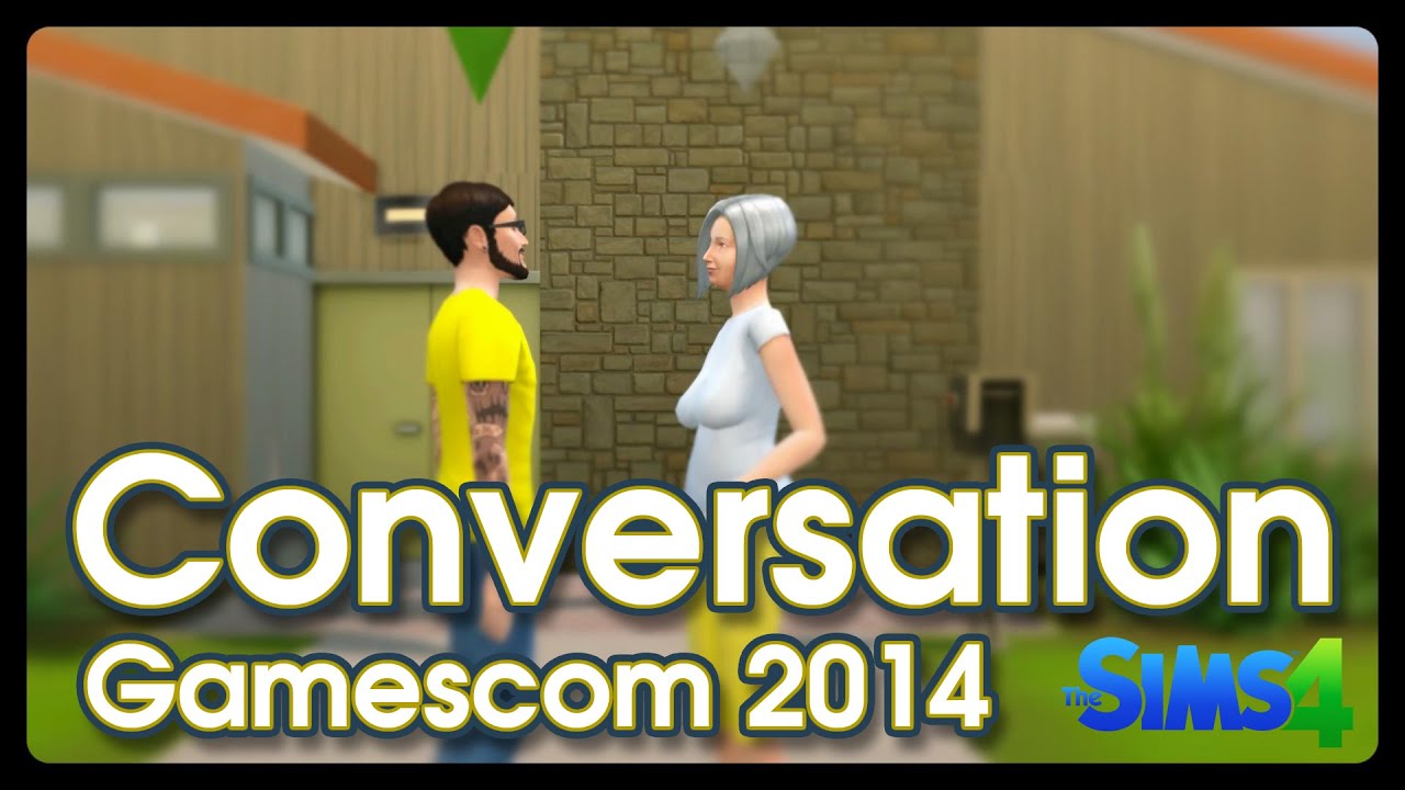 Gamescom 2014: Conversation in The Sims 4 - YouTube