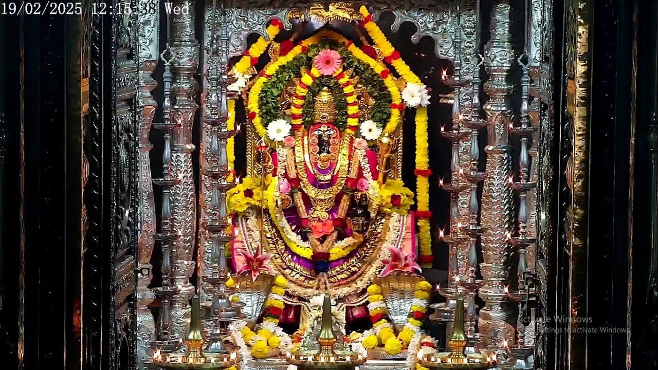 Shree Mahalasa Narayani Mahalasa Alankar & Mahamanglarati 19th Feb 2025 ...