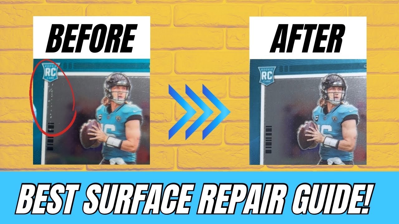 Ultimate Guide To Sports Card Surface Repair! Quick Steps to See ...