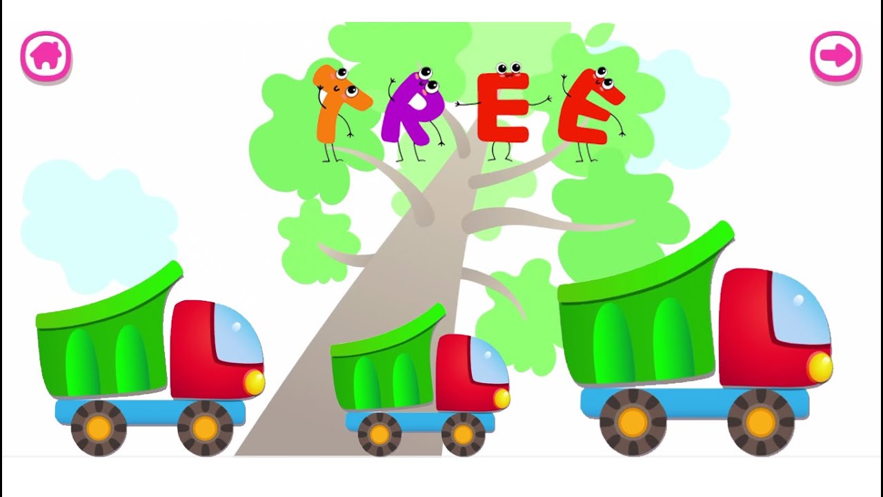 Bini ABC Reading Academy - Letter T - TIGER, TRUCK, TURKEY, TREE - Bini ...