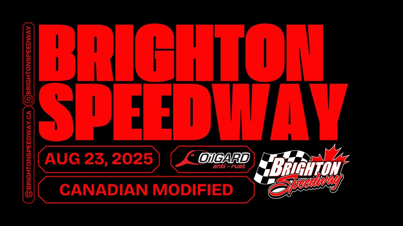 Brighton Speedway August 23 Canadian Modified - YouTube