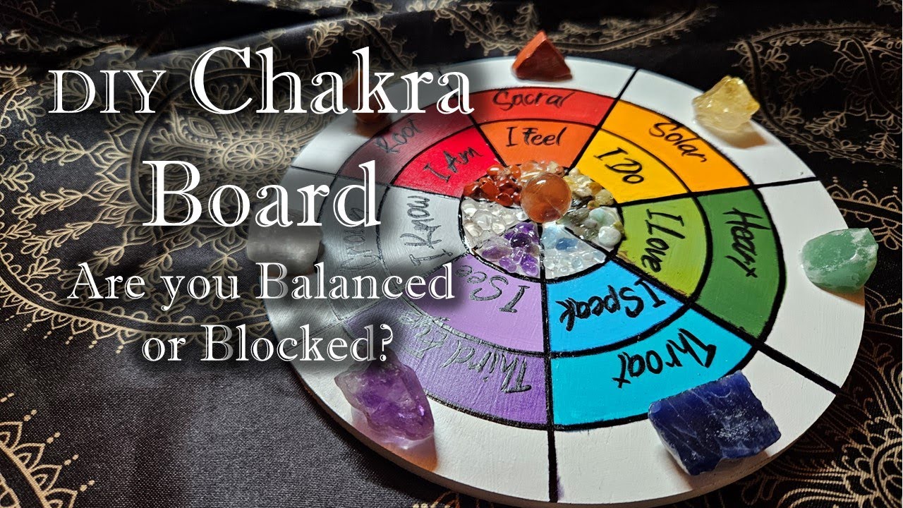 DIY Chakra board, Find out of you are you are balanced or blocked? PART ...