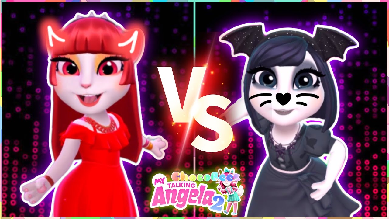 Level 419 - COSTUME PARTY RED or BLACK | My Talking Angela 2 - YouTube