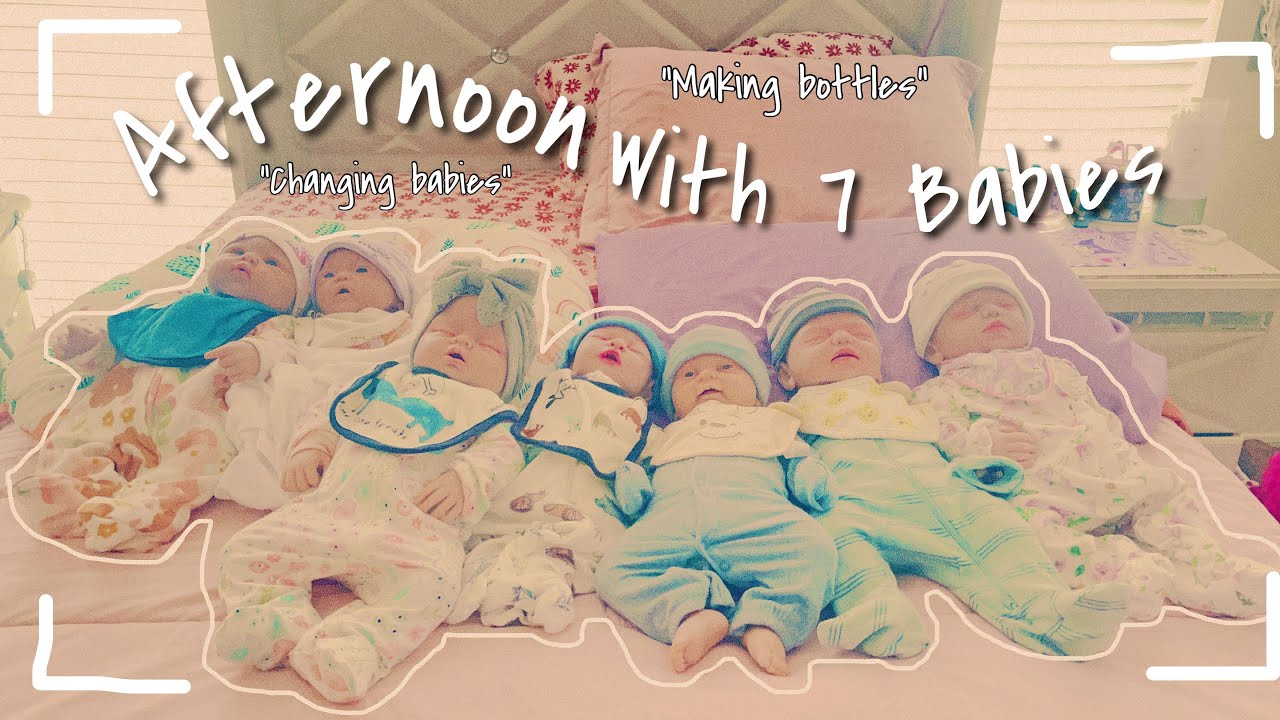 Afternoon Routine With 7 Babies|Role-Play|Reborns World - YouTube