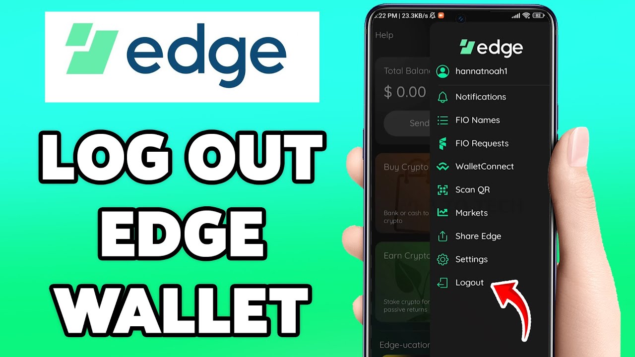 How To Log Out From Edge Wallet Account 2025 | Sign Out Edge Wallet App ...