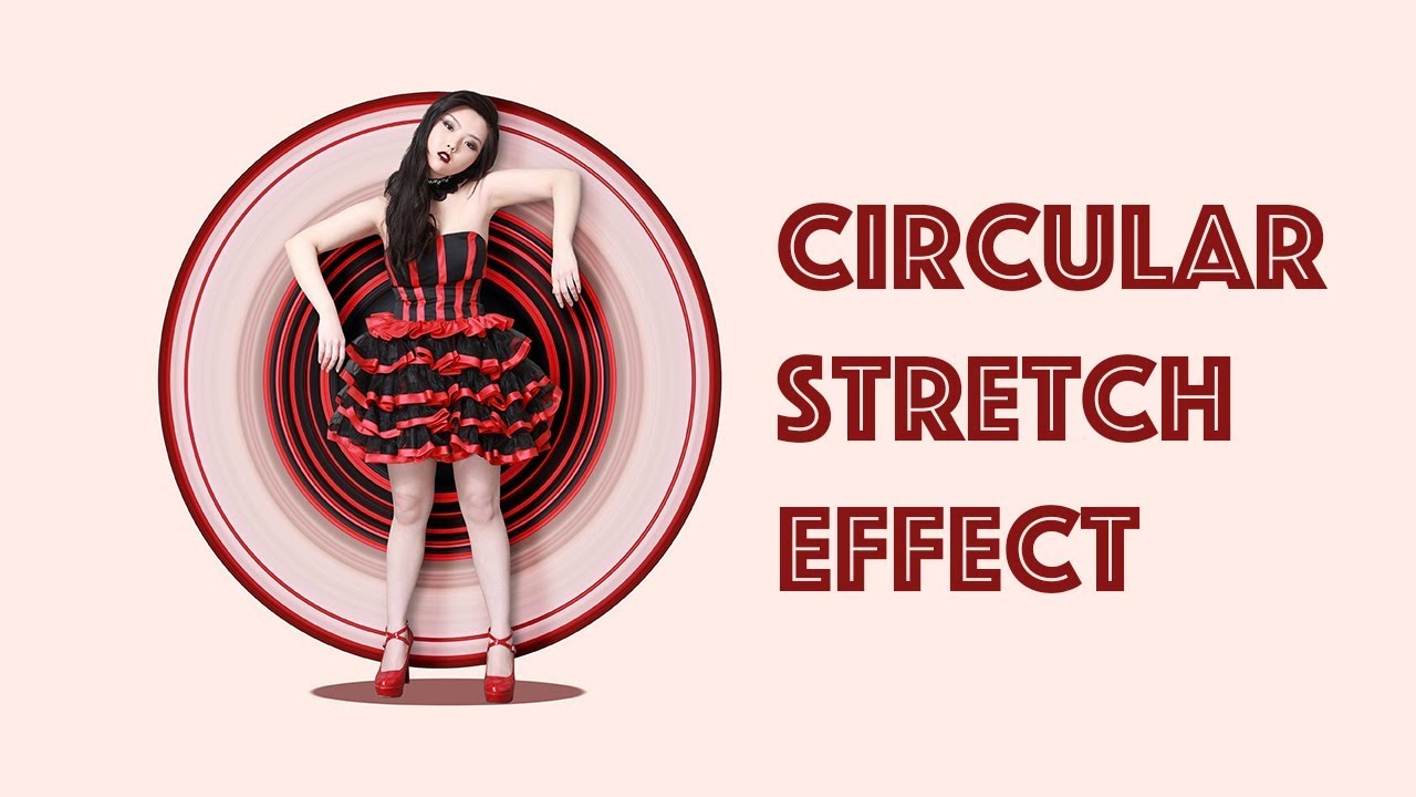 Circular Stretch Effect Tutorial - Photoshop - YouTube