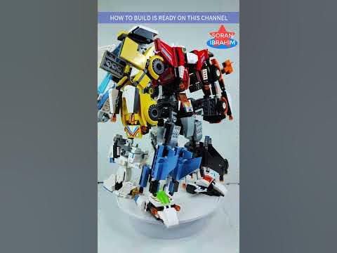 Gobots Renegade Puzzler ⚡️ Shorts Speed Build Qman 3102 Fission Robot Lego Transformers Combiner ...