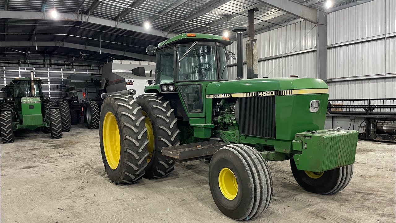 John Deere 4840 overhaul, part 1. - YouTube
