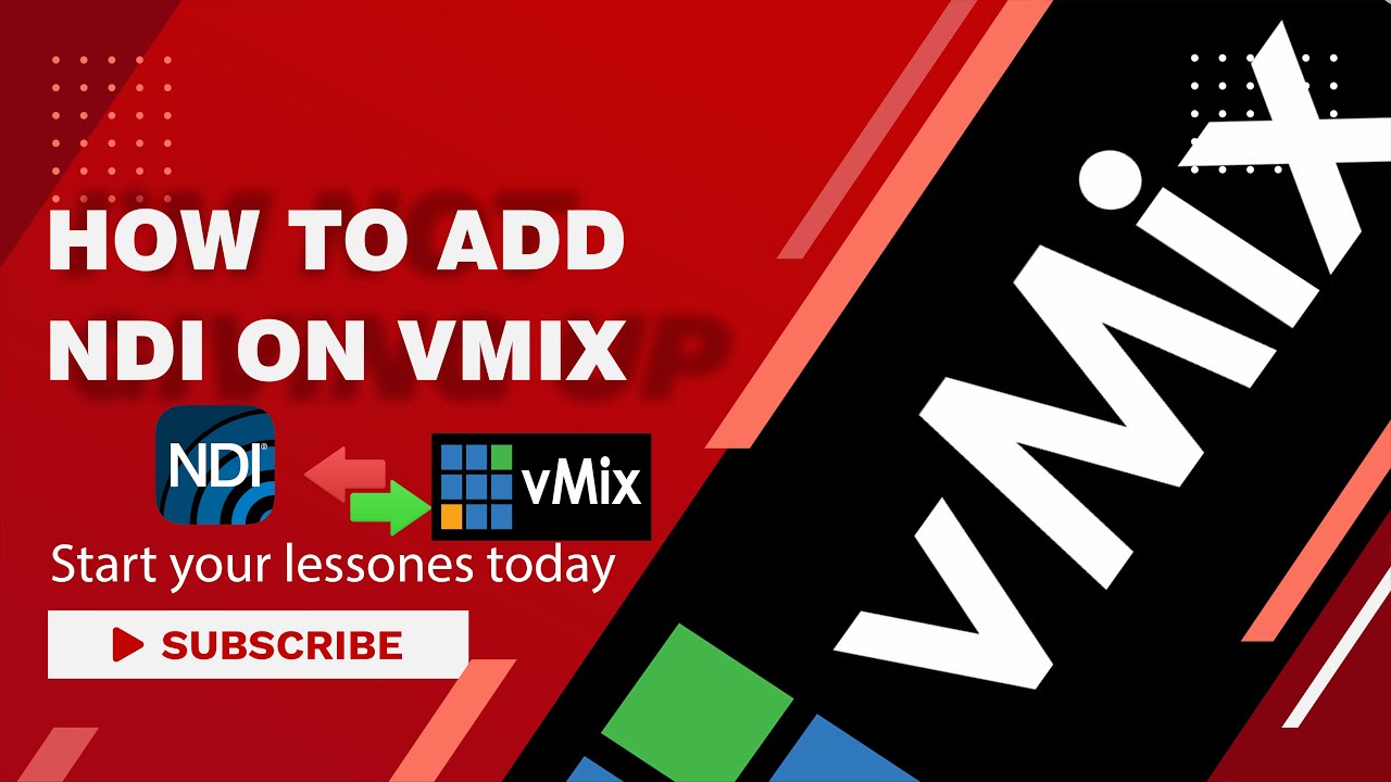 vmix tutorial for beginners || class 4 vmix ndi - YouTube