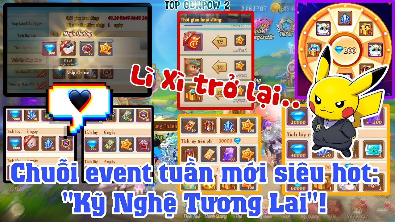 [Top Gunpow 2] Full chuỗi event tuần Quốc Khánh mới "Kỹ Nghệ Tương Lai ...