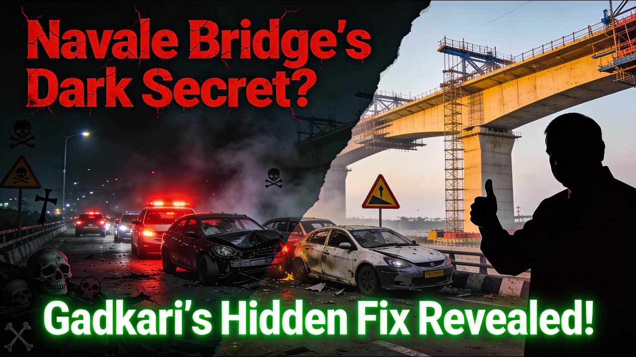 PUNE NAVALE BRIDGE HORROR ENDS! Gadkari Approves Elevated Flyover. # ...