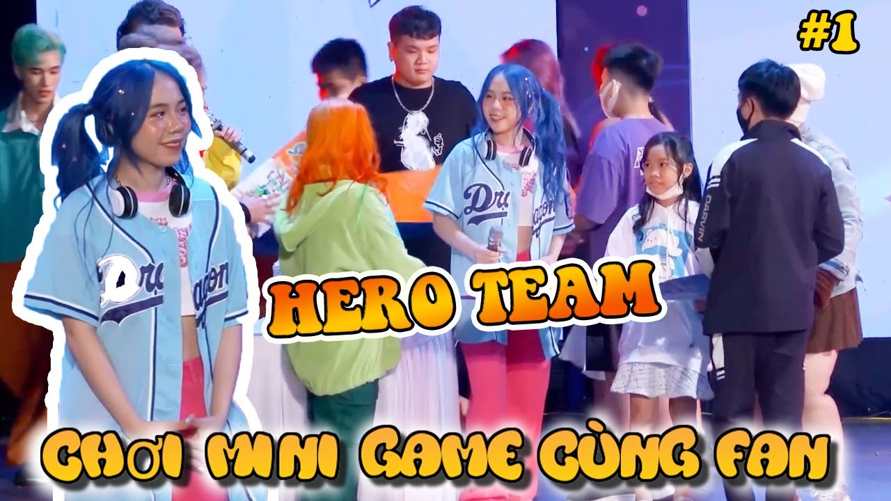 Hero Team Chơi Mini Game cùng Fans | FAN MEETING SUPER HERO TEAM 2023 ...
