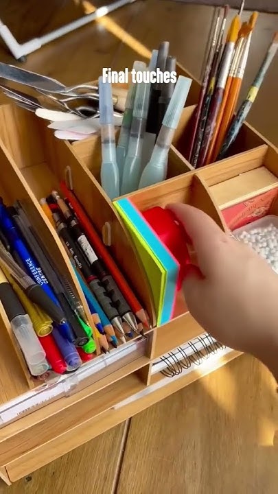 Art Supply Declutter and Organisation Short #organize #artsupplies ...