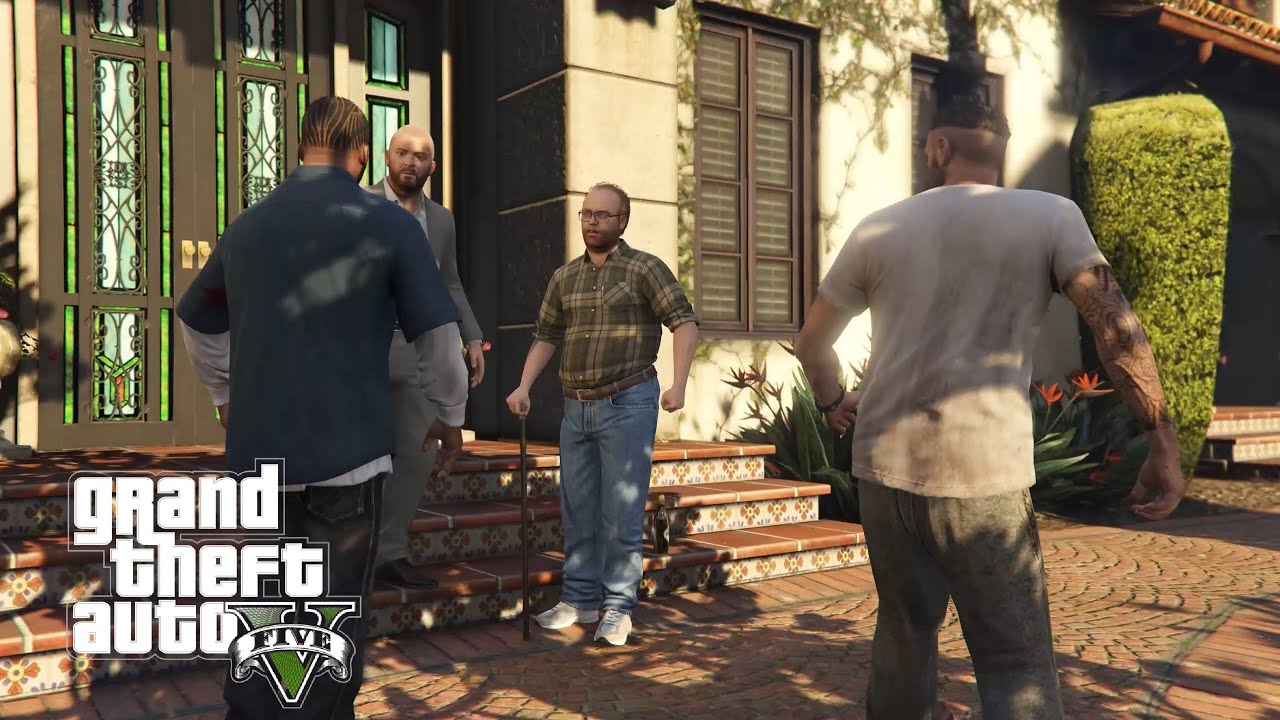 Franklin Michael Trevor and Lester Funniest Argument - Grand Theft Auto ...