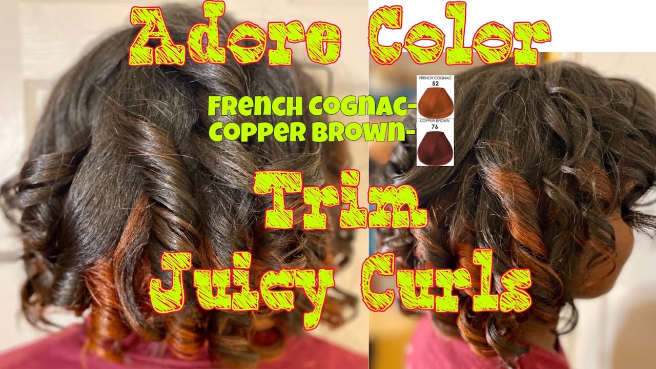 How to Color Natural Hair with Adore Semi-Permanent Hair Color: French ...