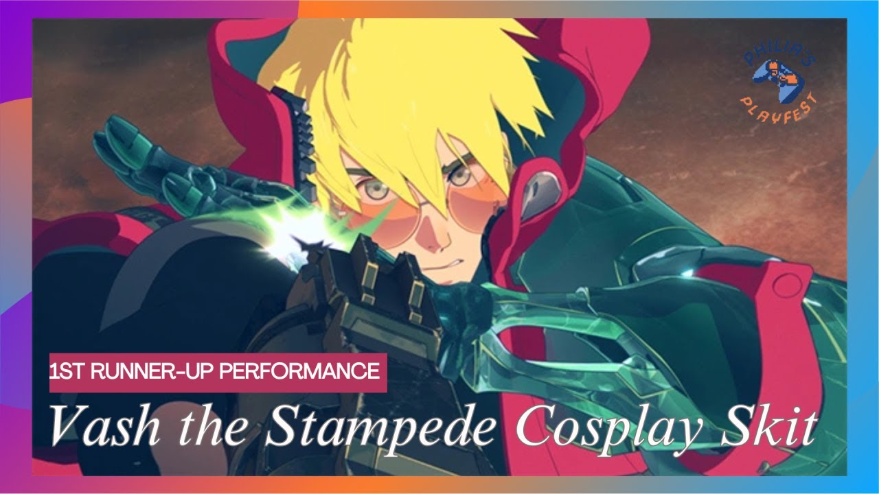 Vash the Stampede Cosplay Skit (Trigun Stampede) | Phia's Playfest PH ...