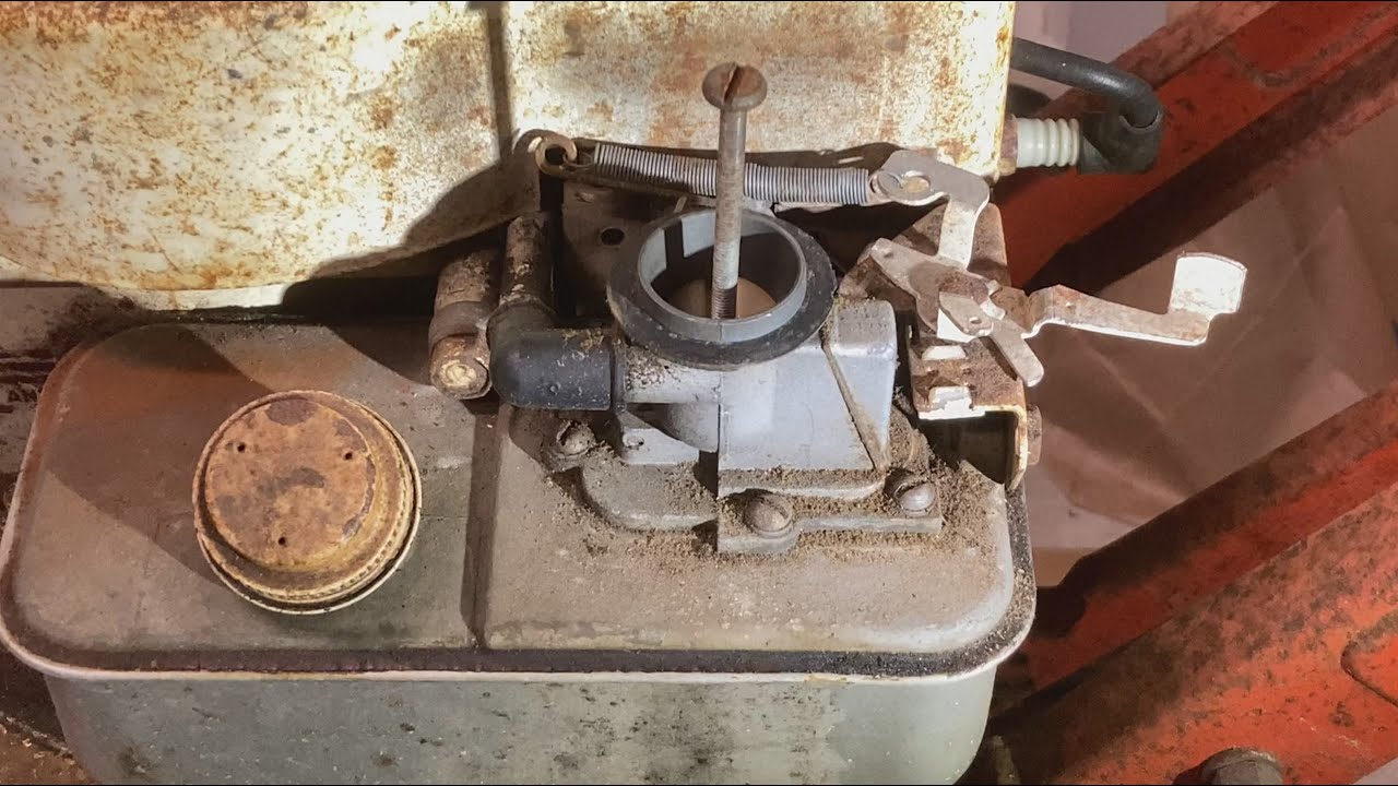 Gilson Jordfräs - Rengöring av förgasare - Pulsa Jet - YouTube