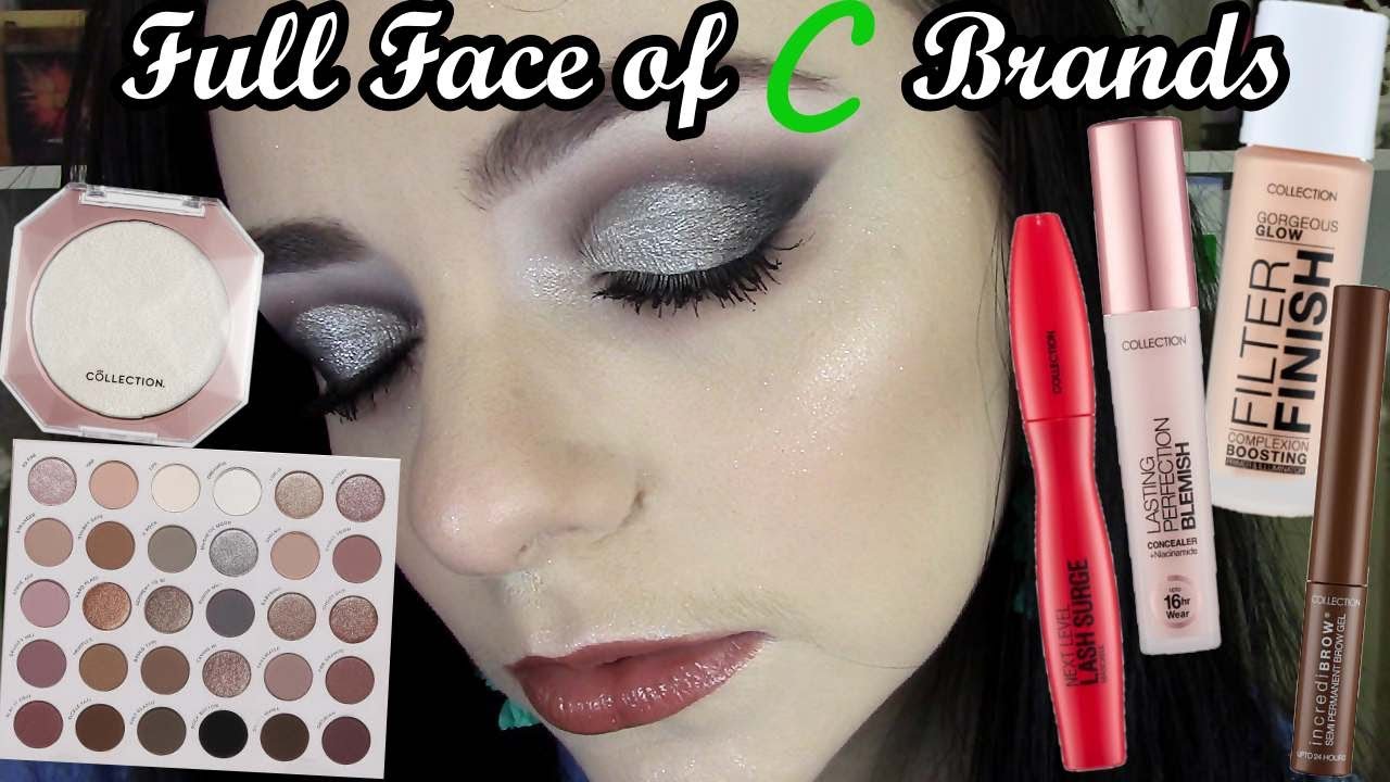 Full Face of 'C' Makeup Brands Part 2 (Collection, etc) - YouTube