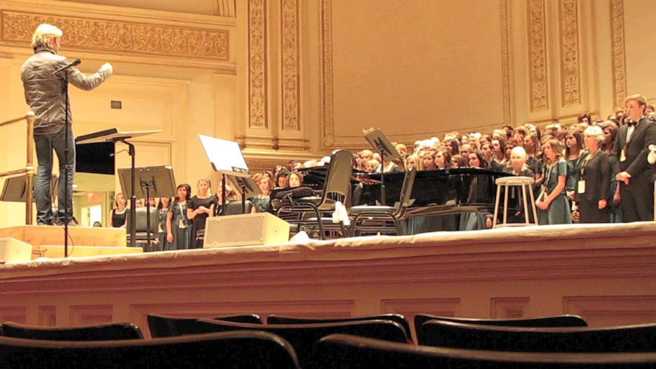 Eric Whitacre Carnegie Hall Rehearsal, NYC, March 24, 2013 - YouTube