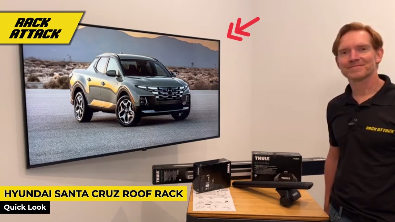 2022+ HYUNDAI SANTA CRUZ 5-dr SUV with Flush Rails - Thule's Best Roof ...