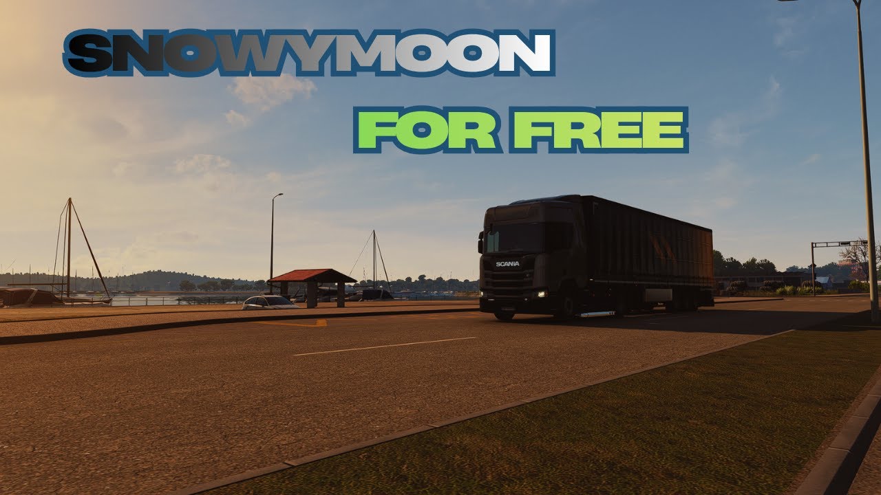 Free Snowy Moon for ETS 2 & ATS - YouTube