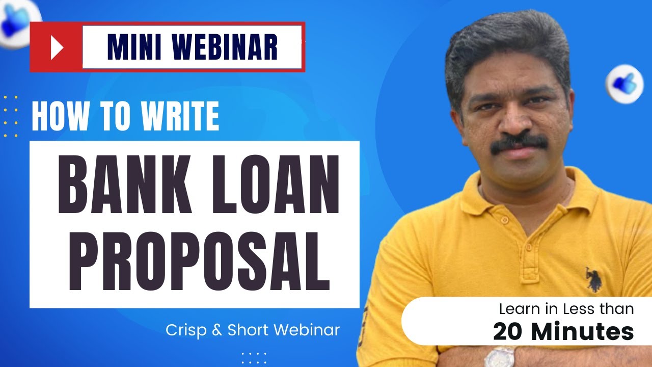 Mini Webinar | How to write Bank Loan Proposal? | CA Raja Classes - YouTube