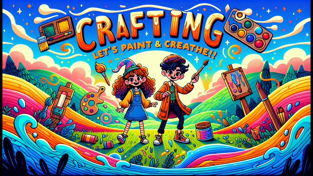 Crafting Magic: Let's Paint & Create Together! 🌈 - YouTube