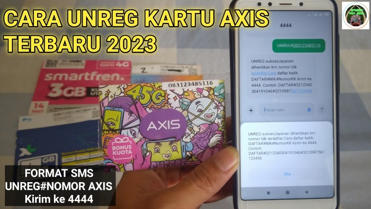 CARA UNREG KARTU AXIS 2023 | CARA MENONAKTIFKAN KARTU AXIS - YouTube