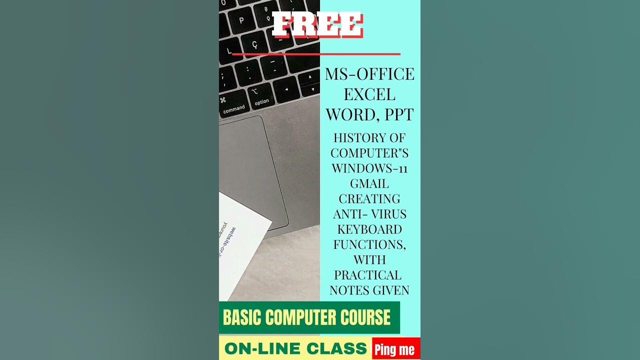 Free Online Basic Computer Course Computer Course Freeonlinetraining Basiccomputerfree