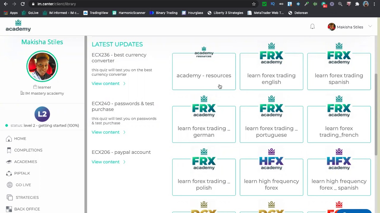 How To Access IM Mastery Academy - YouTube