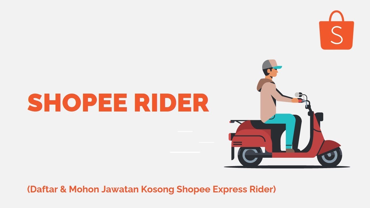 Cara Daftar Shopee Rider Mudah Lulus Gaji RM4000 Sebulan - YouTube