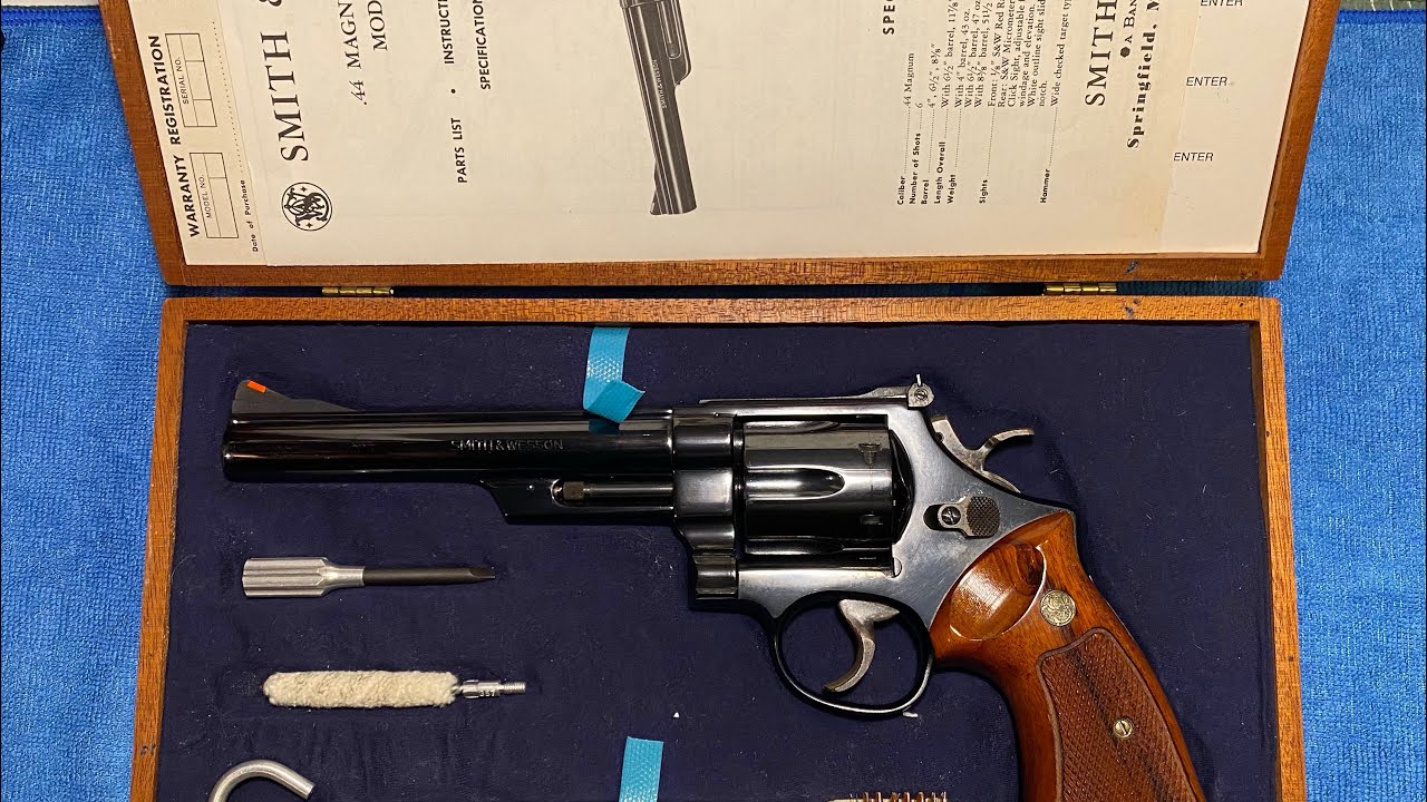 Smith & Wesson Model 29-2 Dirty Harry 44 Magnum - YouTube