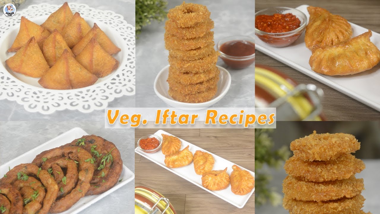4 VEG IFTAR RECIPES | 5-Minute Quick Iftar Recipes | Ramadan Special By ...