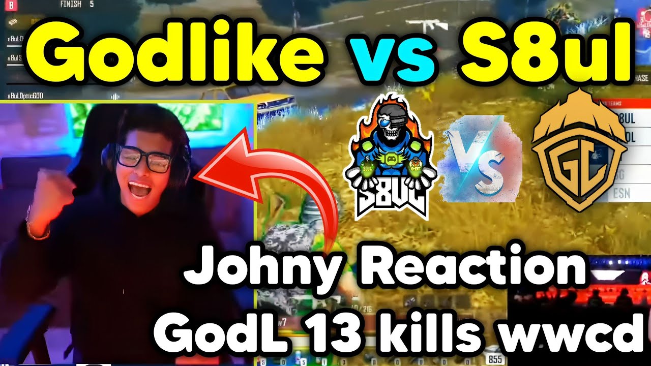 Jonathan shocked by Godlike easy wipe S8ul 🥵 Godl 13 kills wwcd 🇮🇳 ...