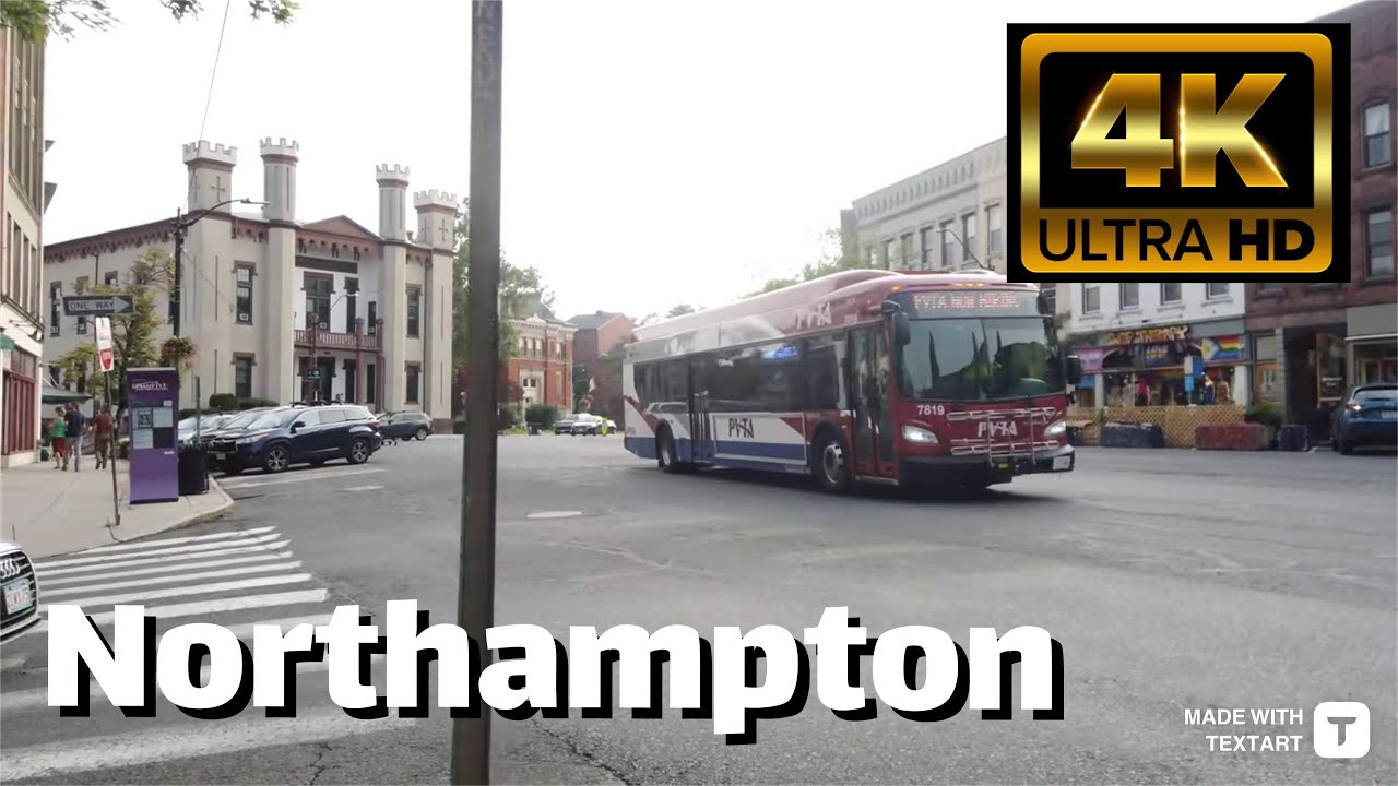 【4K】Northampton (Massachusetts) - Afternoon Walk - July 2023 - YouTube