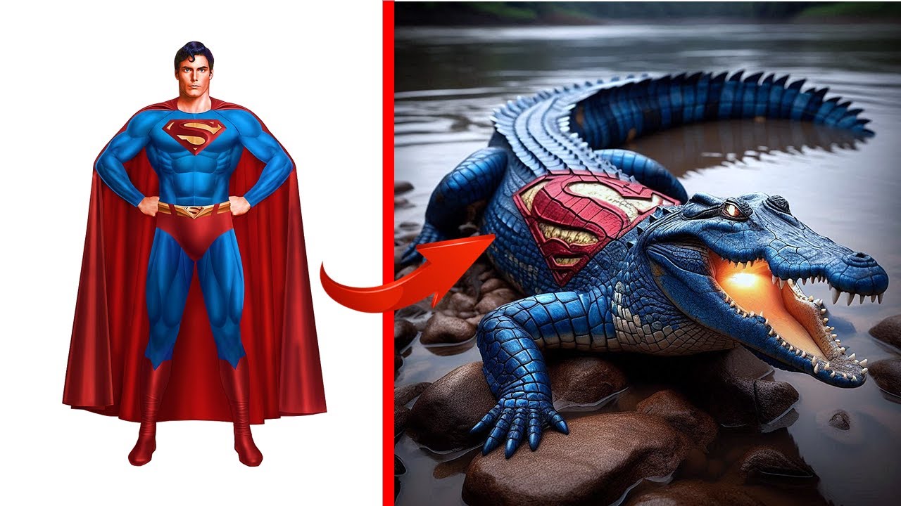 AVENGERS BUT SUPER CROCODILE VENGERS🔥 All Characters MARVEL&DC 2024 #ai ...
