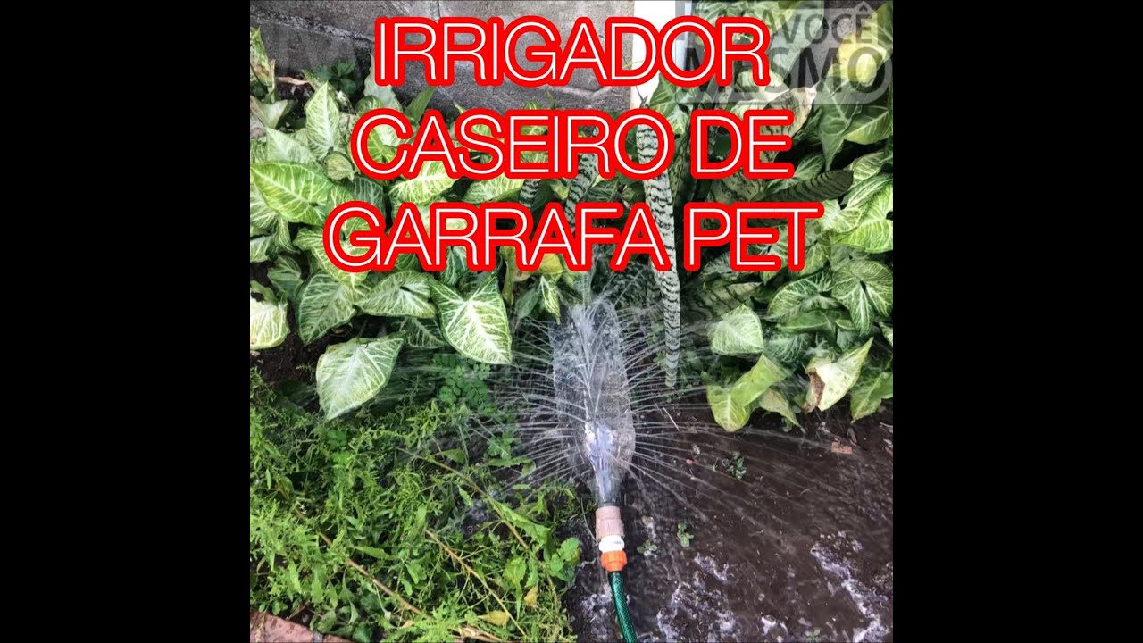 Como Fazer um Aspersor Caseiro - YouTube