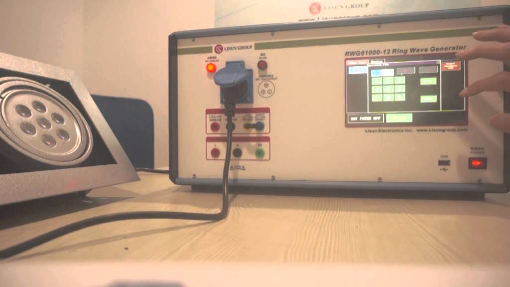 IEC61000-4-12 RWG Ring Wave Generator www.lisungroup.com - YouTube