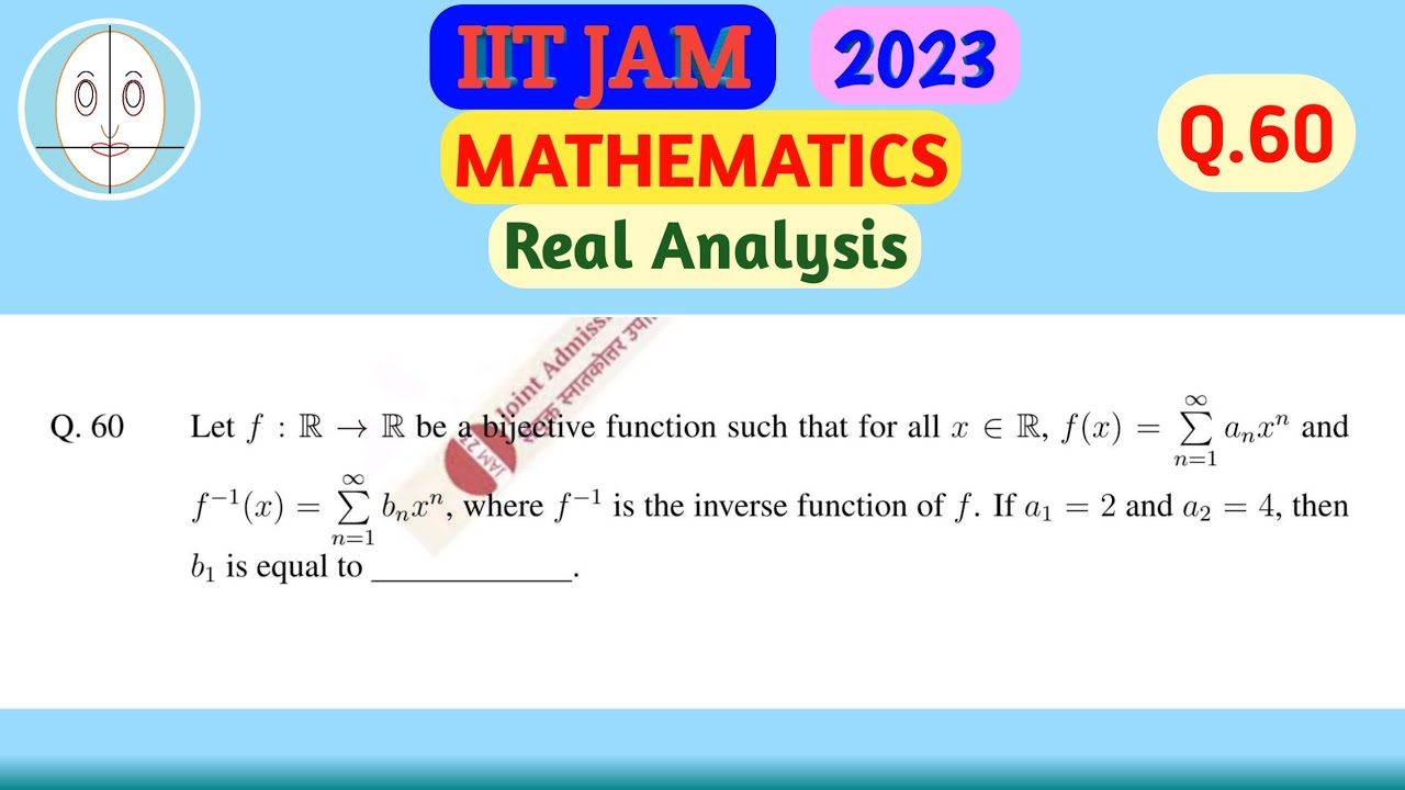IIT JAM 2023 | Mathematics | Question-60 | Solution | Real Analysis ...