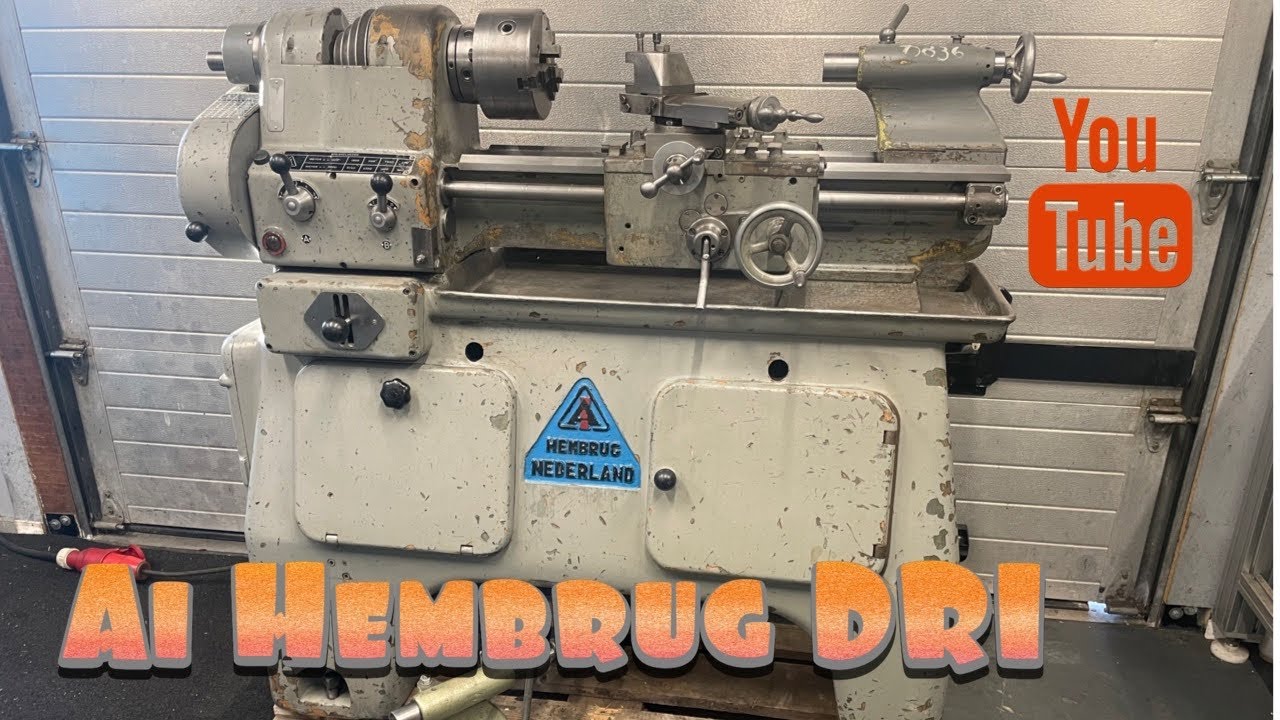 Ai Hembrug DR1 3750 RPM Collet Set Lathe Drehmaschine Svarv - YouTube