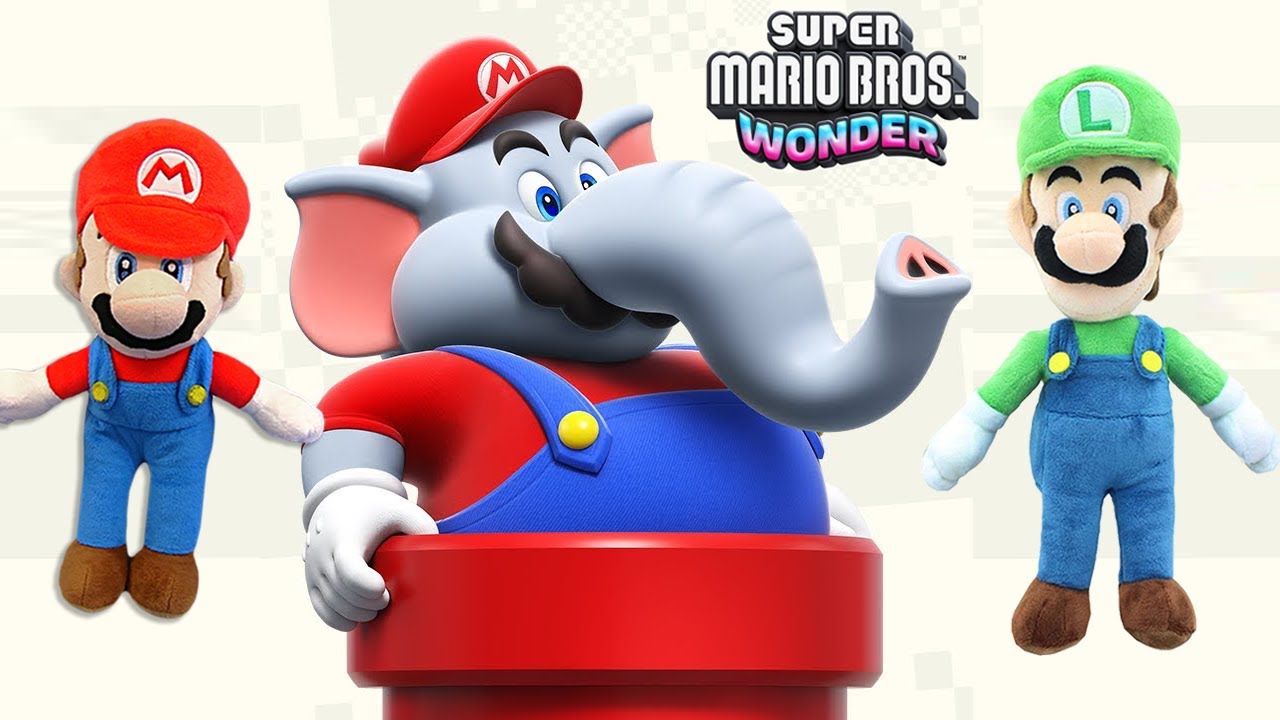 ELEPHANT!? Super Mario Bros. Wonder Trailer - Mario and Luigi React ...