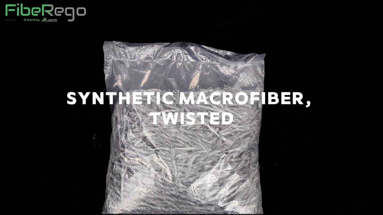 Synthetic Twisted Macrofiber--Concrete Reinforcement - YouTube