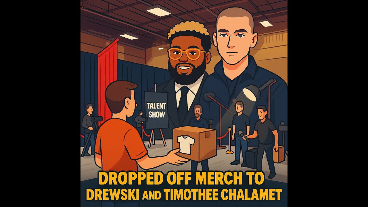 Dropped Off merch at Druski and Timothée Chalamet’s Talent Show ...