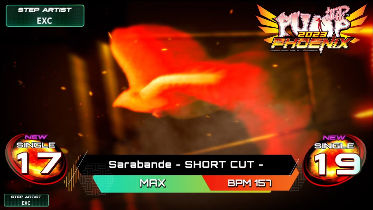 [PUMP IT UP PHOENIX] Sarabande(사라반드) - SHORT CUT - S17 & S19 (Phoenix Modified ver.) - YouTube