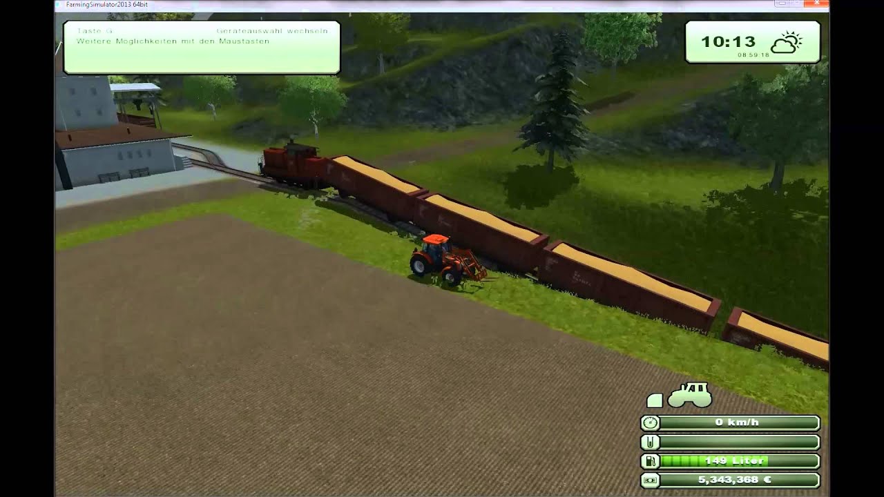 Eisenbahn Mod für LS13 - YouTube