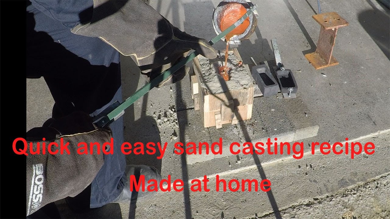 Easy DIY sand casting recipe anyone can make at home - YouTube