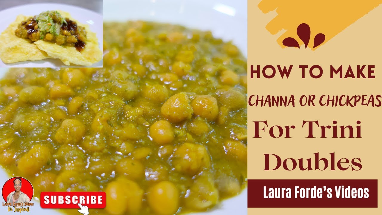 How To Make Channa or Chickpeas For Trini Doubles - YouTube